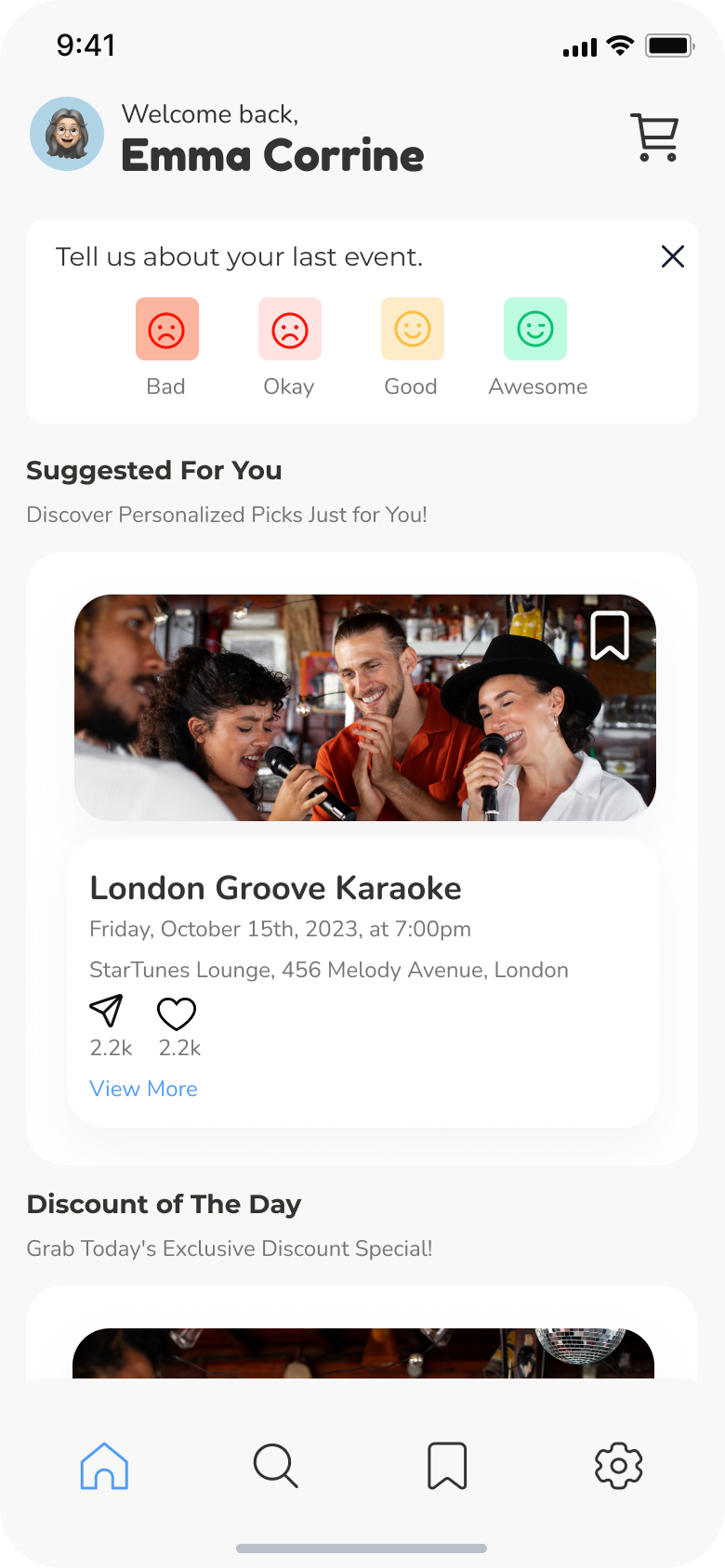 Ques : Event Management