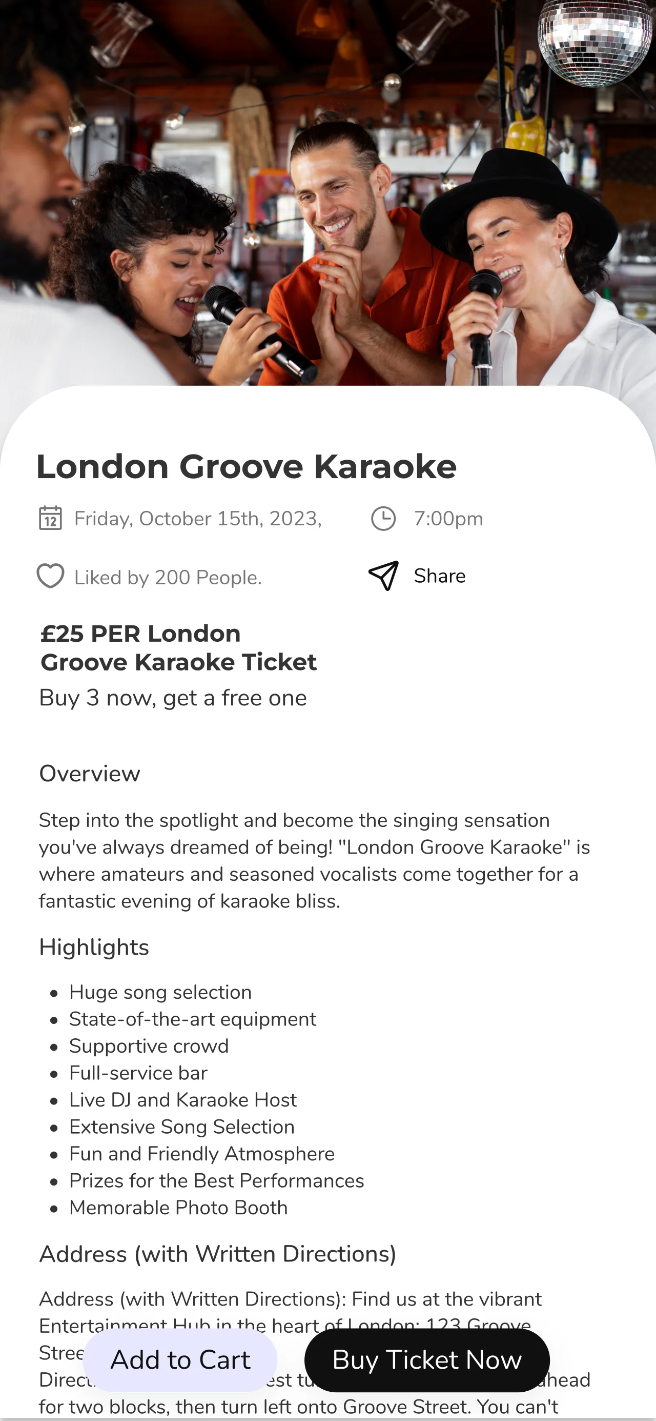 Ques : Event Management